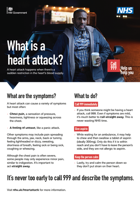Partner assets: employer toolkit | Heart Attack | Campaign Resource Centre