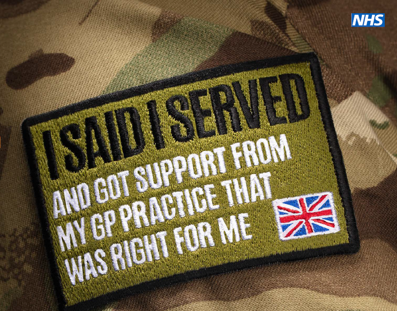 Say you served | NHS Primary Care Services | Campaign Resource Centre