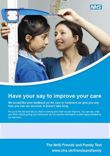 Health publications | Friends and Family Test (FFT) | Campaign Resource ...