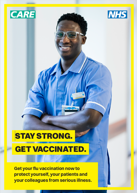 A5 leaflet | Health and Social Care Worker flu vaccine | Campaign ...