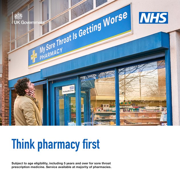 Social media assets and post copy | Think Pharmacy First | Campaign ...