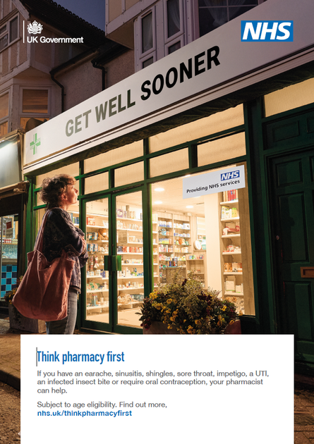 Partner assets | Think Pharmacy First | Campaign Resource Centre