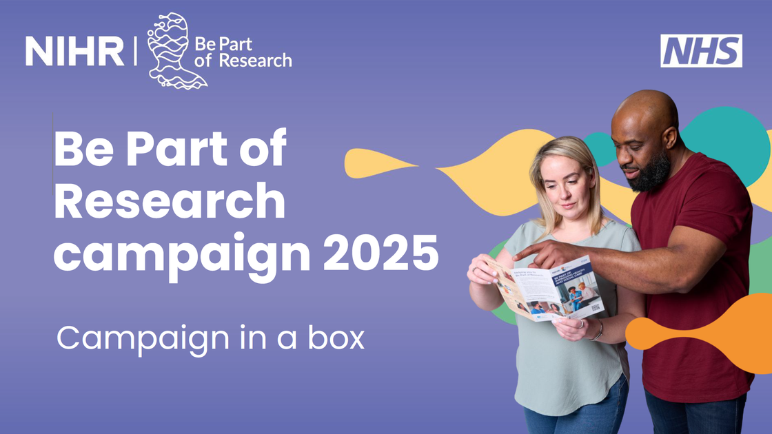 Campaign toolkit | Be Part of Research 2025 | Campaign Resource Centre