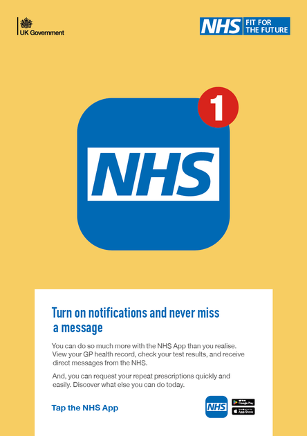 Posters - A3 and A4 | NHS App | Campaign Resource Centre