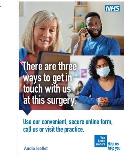 Accessible leaflets | General Practice Access Routes | Campaign ...