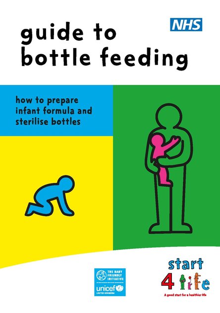 Bottle feeding leaflet | Start4Life | Campaign Resource Centre
