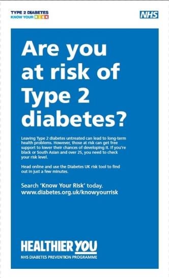 Marketing materials | Healthier You NHS Diabetes Prevention Programme ...