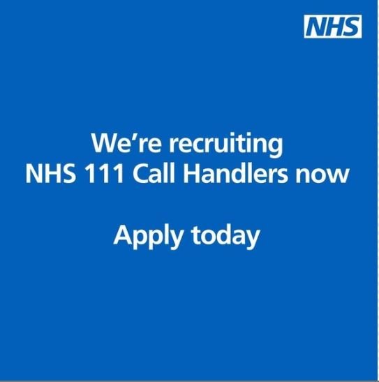 Social assets - 111 Call handler recruitment | We are the NHS ...