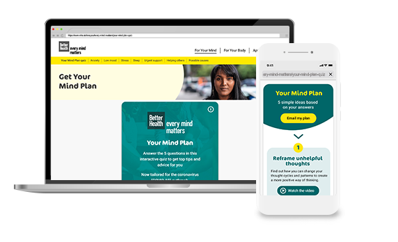 Every Mind Matters top tips - School Zone | Mental wellbeing | Campaign ...