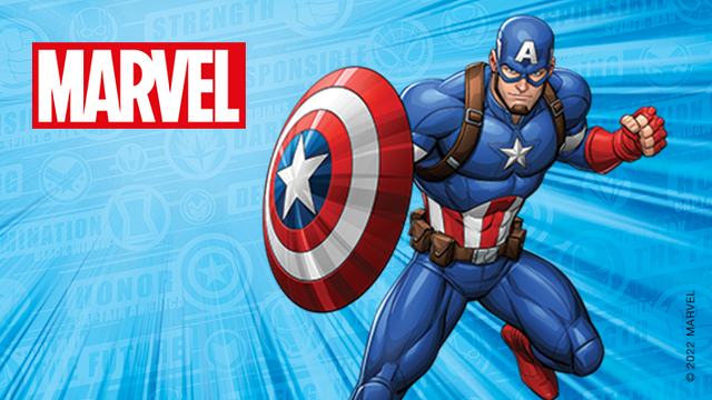 Captain America's Hero Training - 10 Minute Shake Up games - Healthier ...