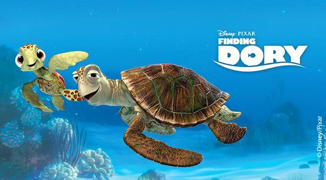 Crush and Squirt's Turtle Travel - Finding Dory 10 Minute Shake Up ...