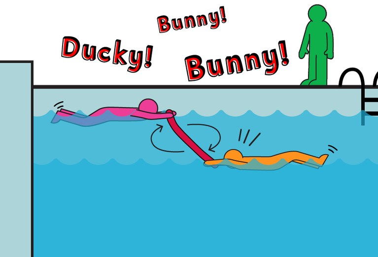 Ducky and Bunny's Pool Propeller - 10 Minute Shake Up games - Healthier ...