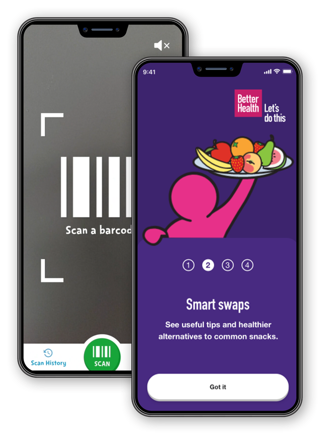 NHS Food Scanner app - Healthier Families - NHS