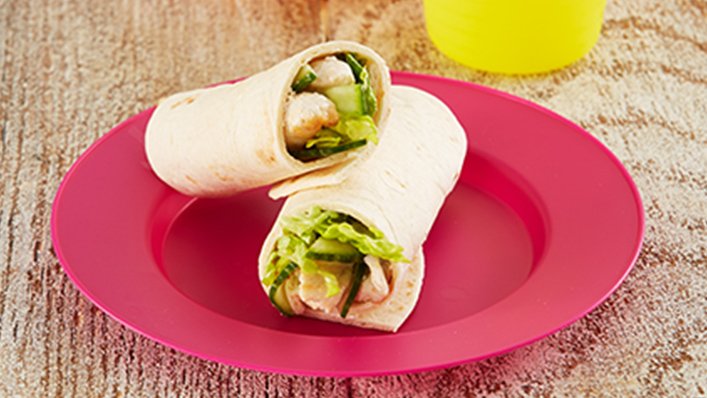 Zesty chicken wrap - Recipes - Best Start in Life - NHS