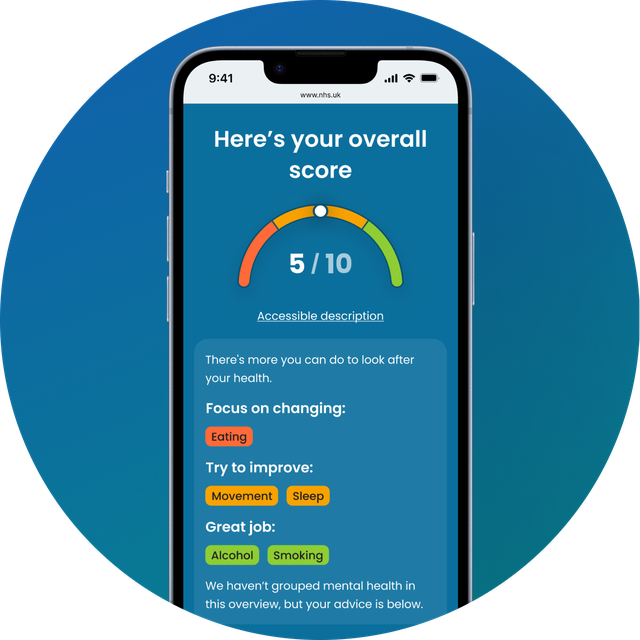 Healthy Choices Quiz score explained - NHS