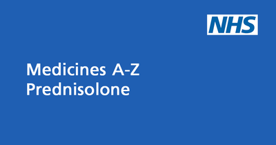 Prednisolone: steroid to treat allergies and infections - NHS